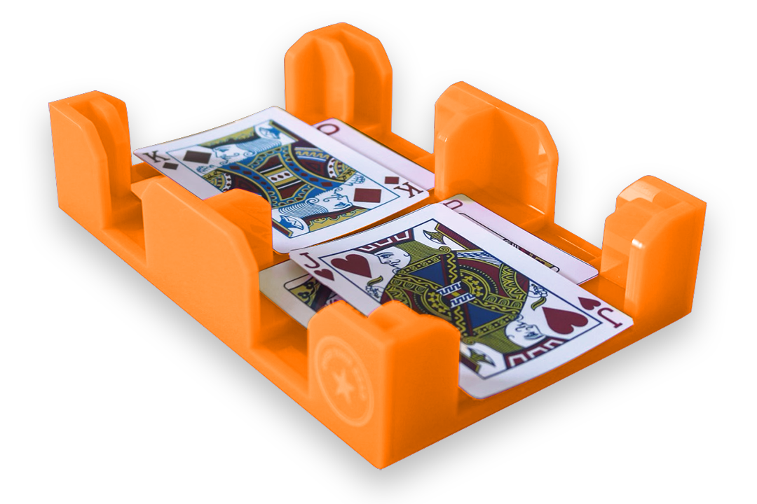 Canasta Spinner Tray - orange